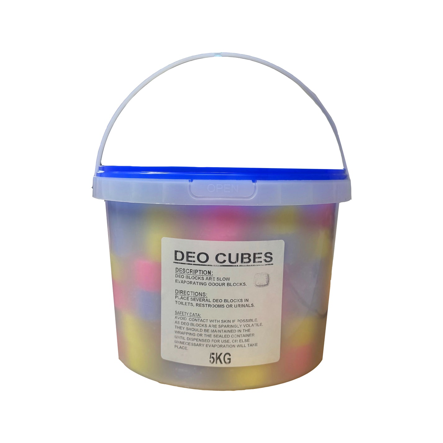 Duramaid Rainbow Deo Blocks 5KG – Duramaid Cleaning and Hygiene Supplies