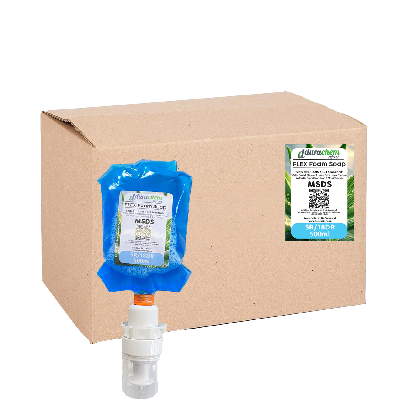 Durachem Refresh Flex Foam Soap Refill Sachet 500ml (Box of 6 ...